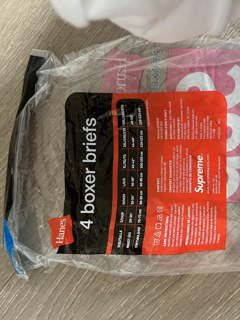 Supreme boxers 4 pack Size S New - Depop