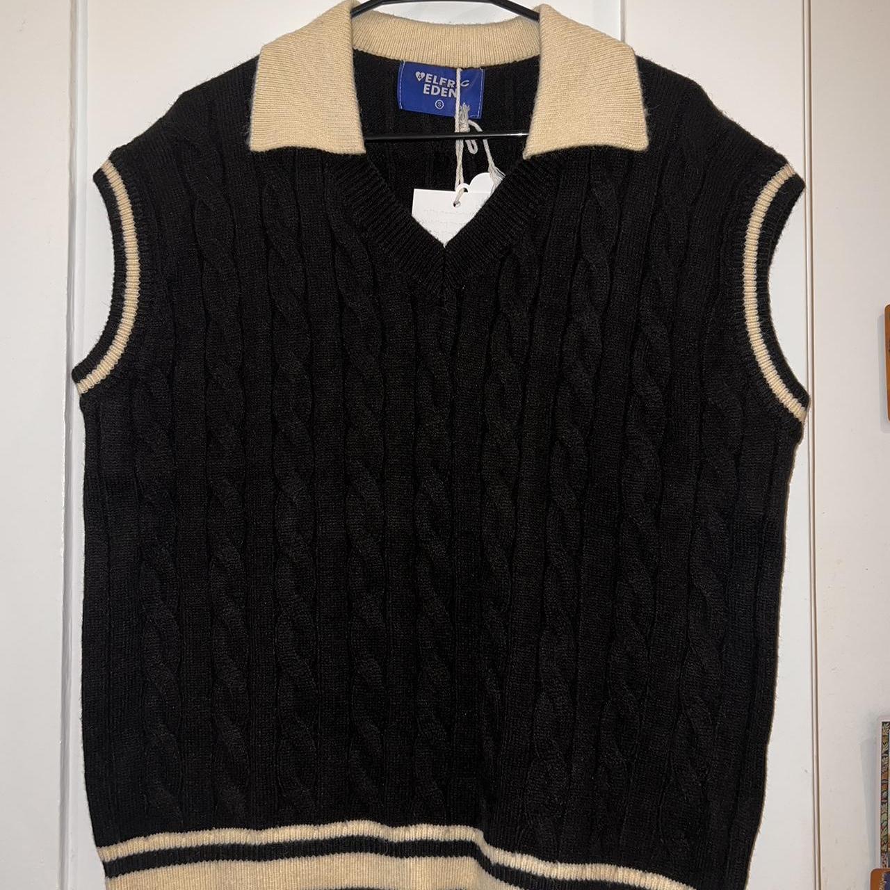 Aelfric Eden Preppy Cable Knit Sweater Vest *new... | Depop