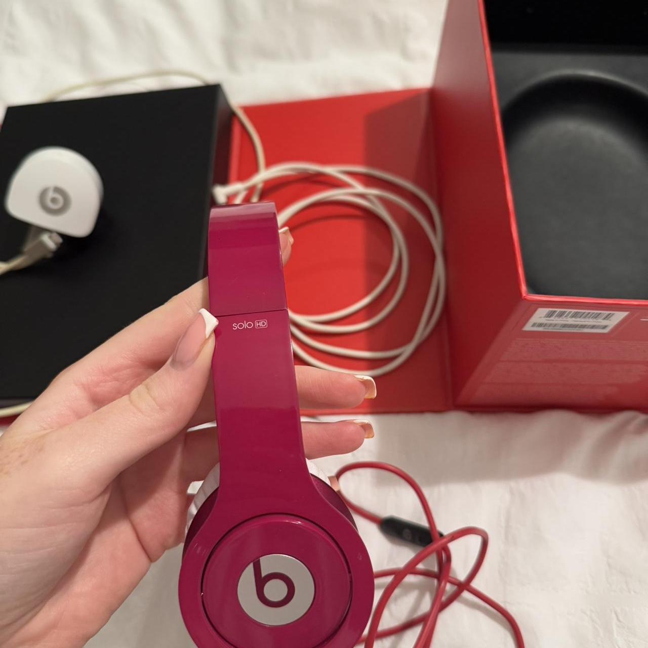 Beats headphones Pink beats headphones Comes with... | Depop