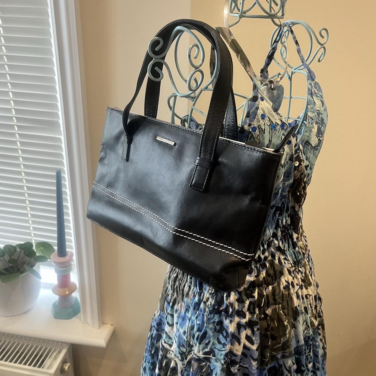 Fiorelli vintage black leather mini shoulder bag... | Depop