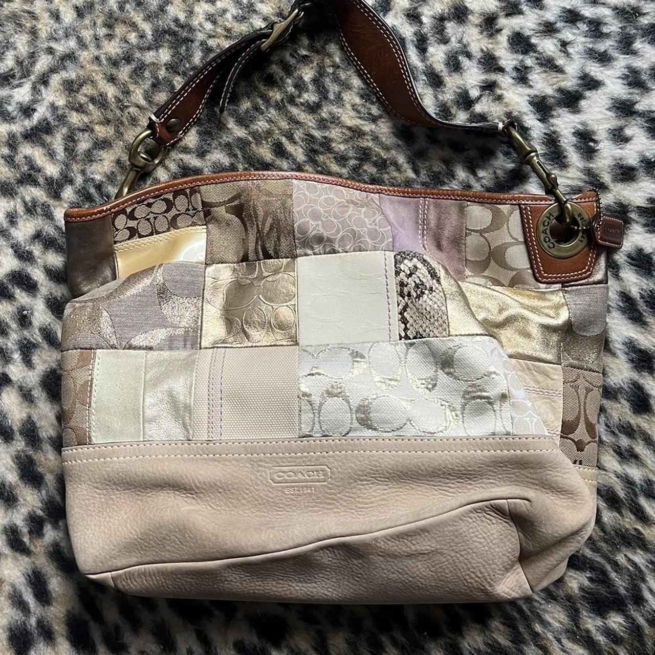 The coolest vintage coach patchwork purse!! A little... - Depop