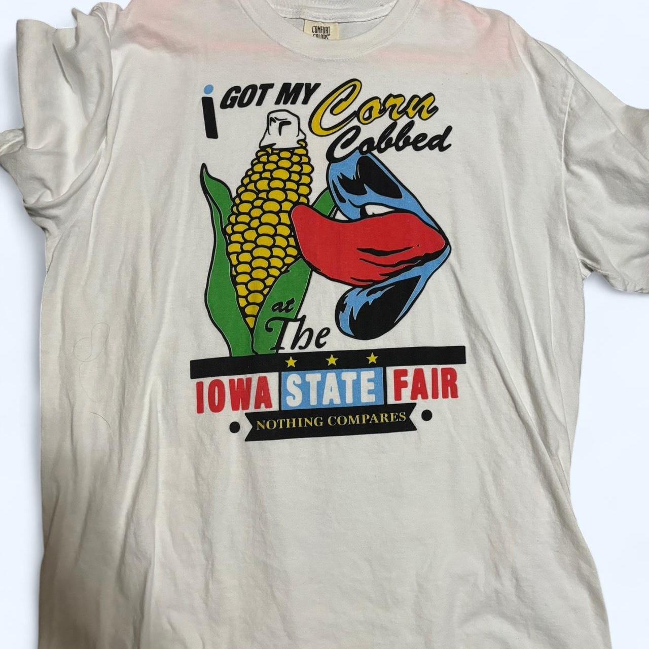 Iowa State Fair corn cobbed tee Humor tee, wear... | Depop