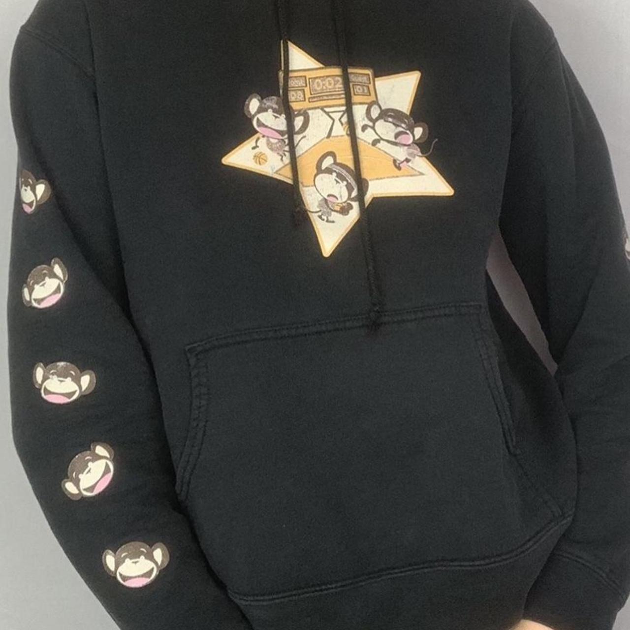 vintage y2k monkeys hoodie size small - Depop