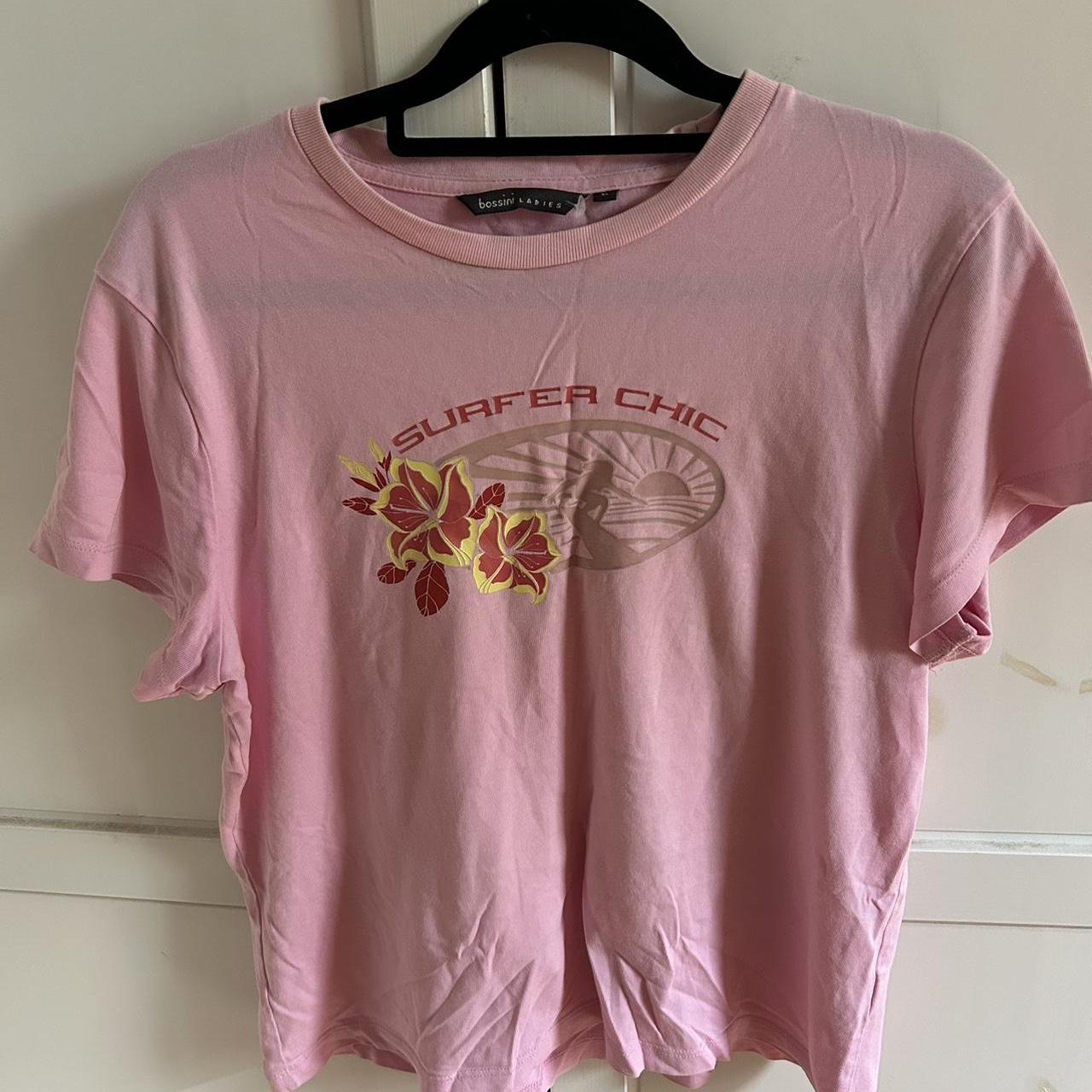 Cute bossini women’s tee Size xl but more of a baby... - Depop