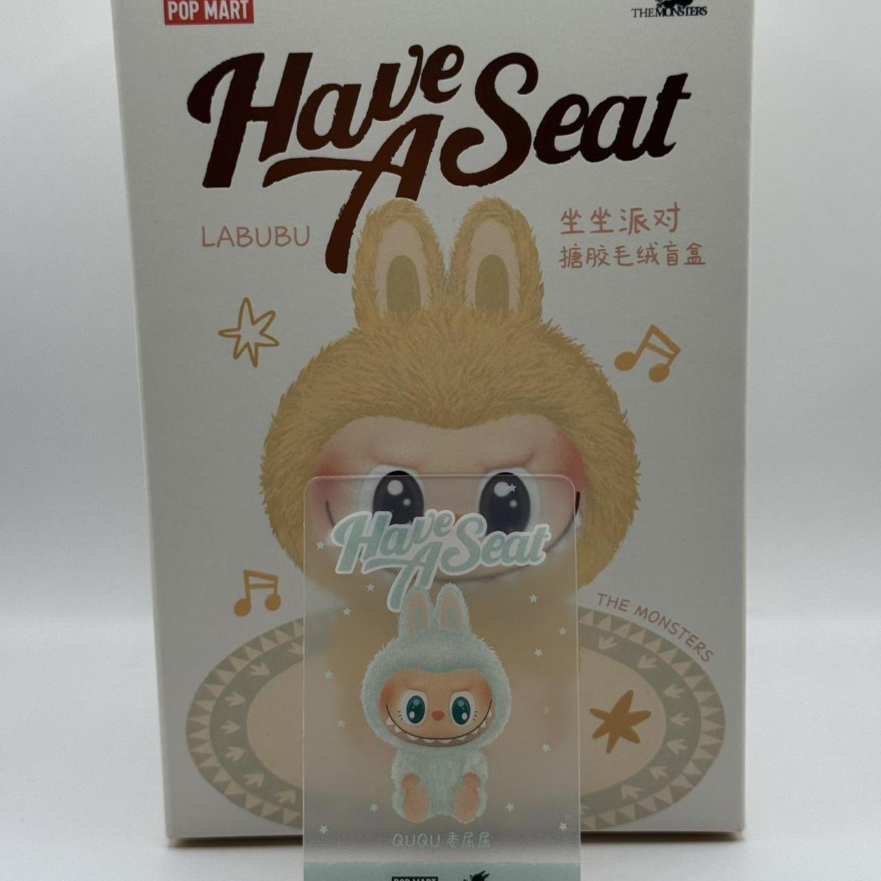 Authentic Have A Seat Labubu (QUQU) - box sealed,... | Depop