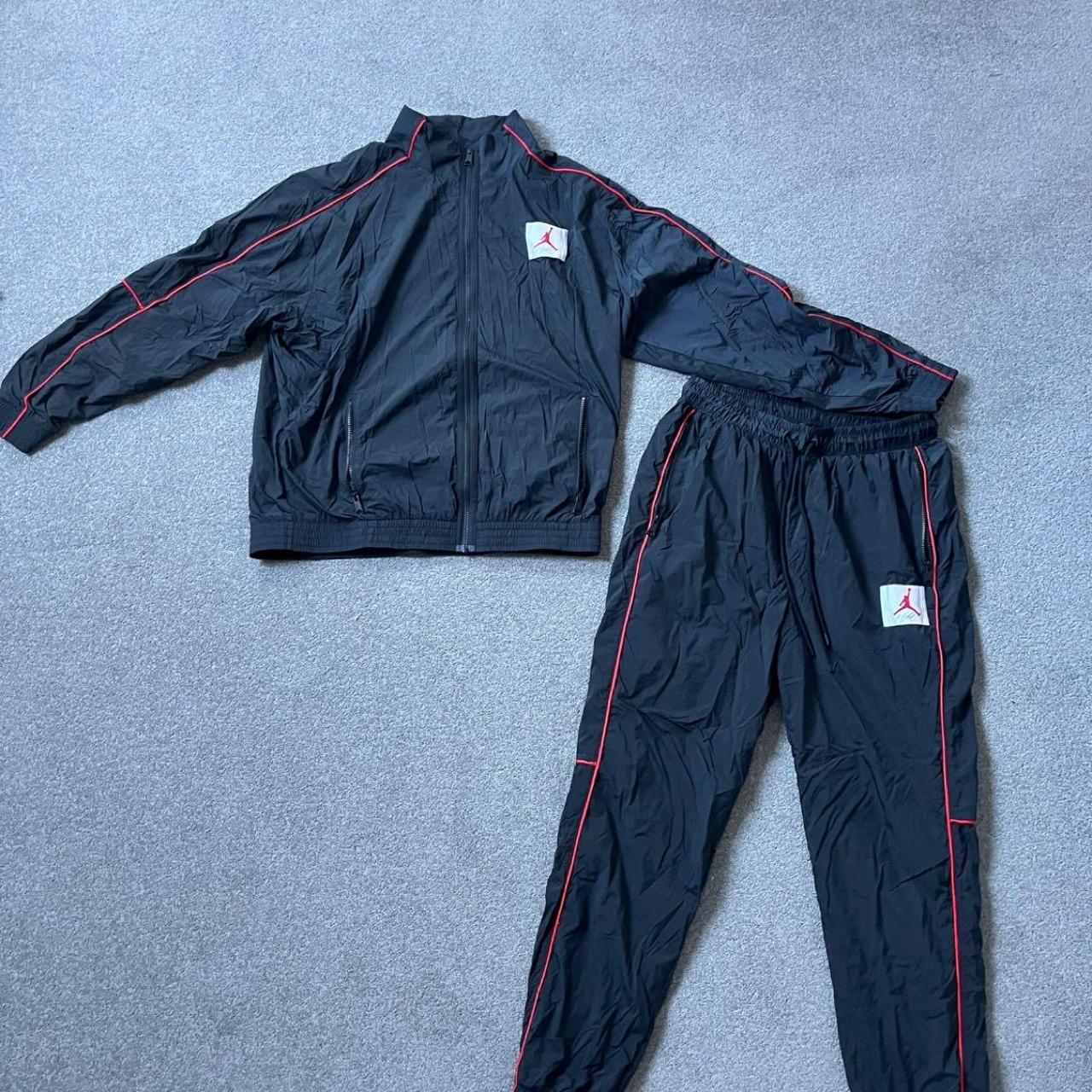 Nike air Jordan flight essentials warm up tracksuit... - Depop