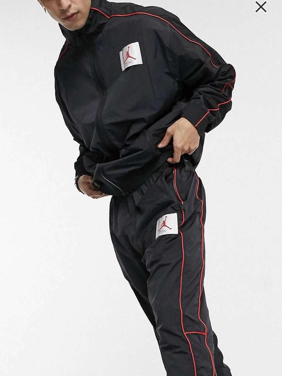 Nike air Jordan flight essentials warm up tracksuit... - Depop