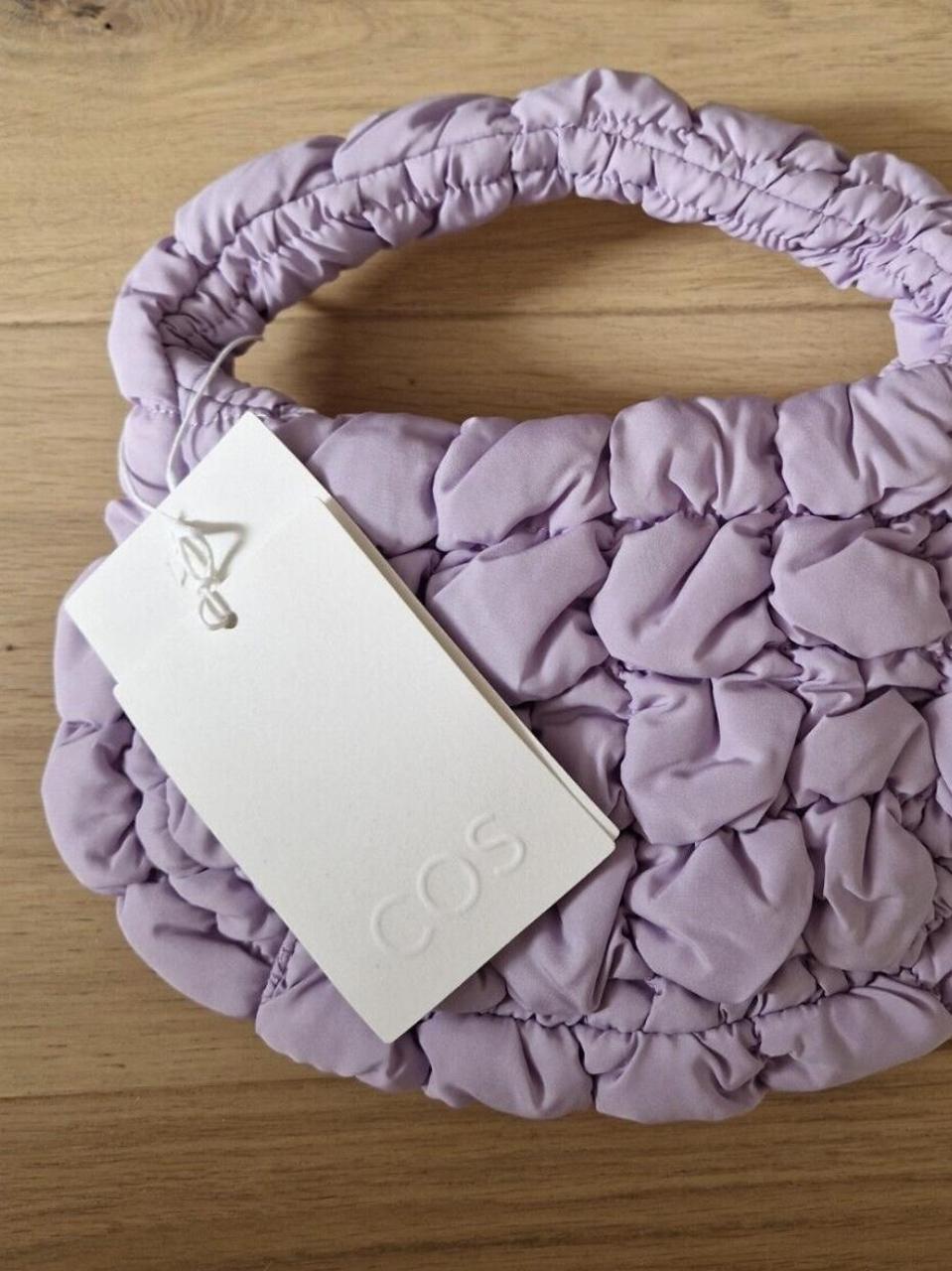 NEW COS VIOLET QUILTED MICRO BAG - SOLD OUT... - Depop
