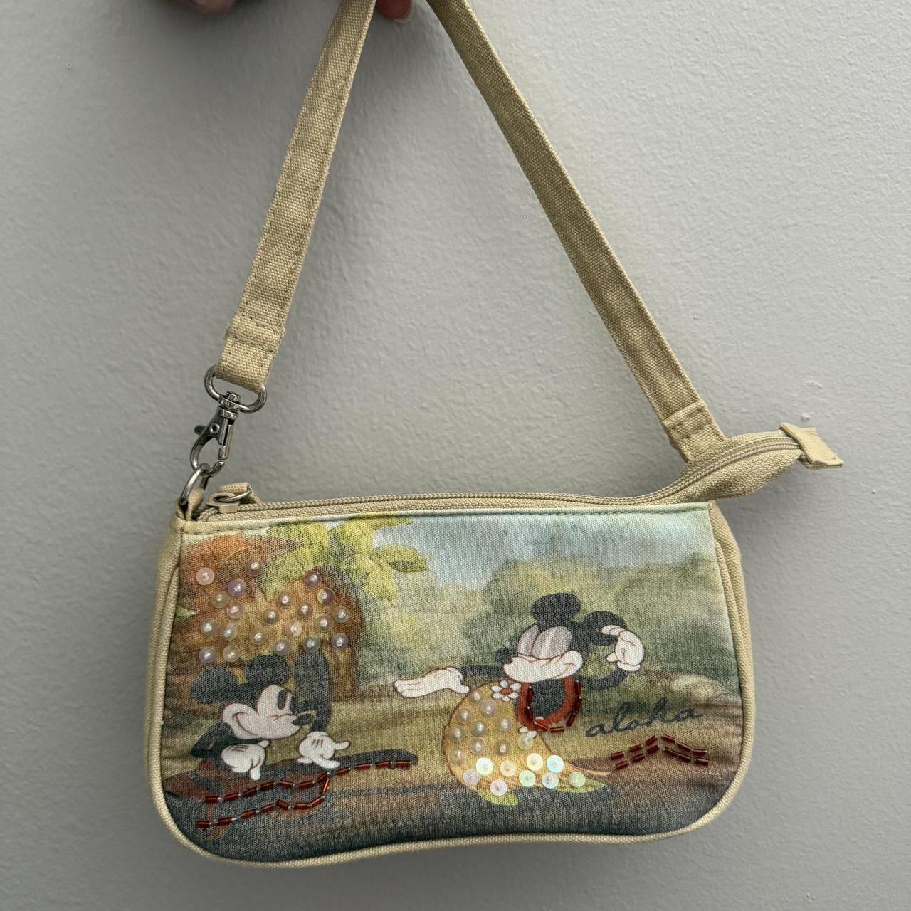 Mickey Mouse Hawaiian Mini Purse •excellent... | Depop