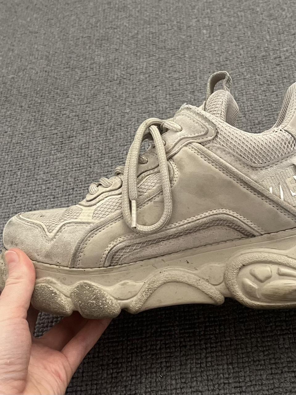 Cream buffalo size 5 trainers Well worn but loads... - Depop