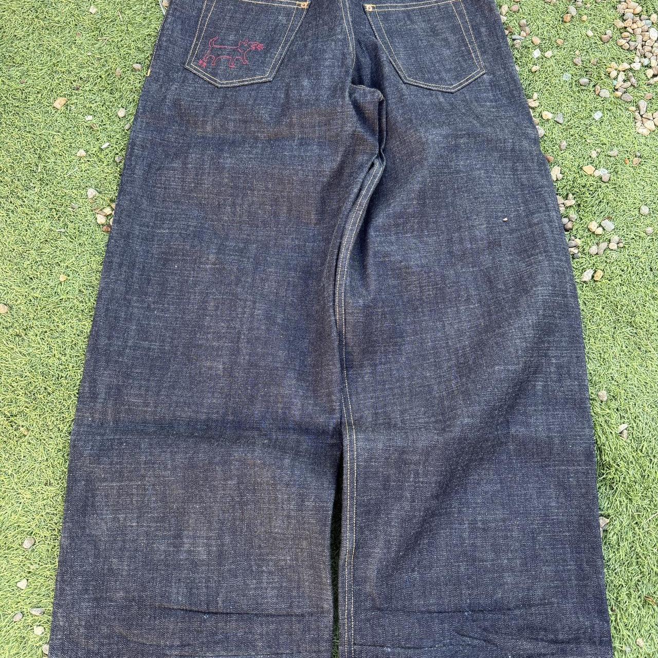 Yuremane Indigo Baggy Selvedge Denim Jeans Worn a... | Depop