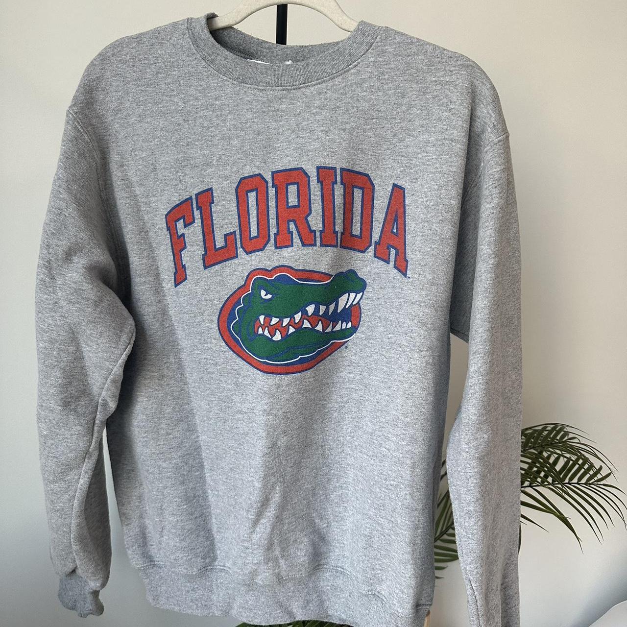 university of florida gray champion sweatshirt - Depop