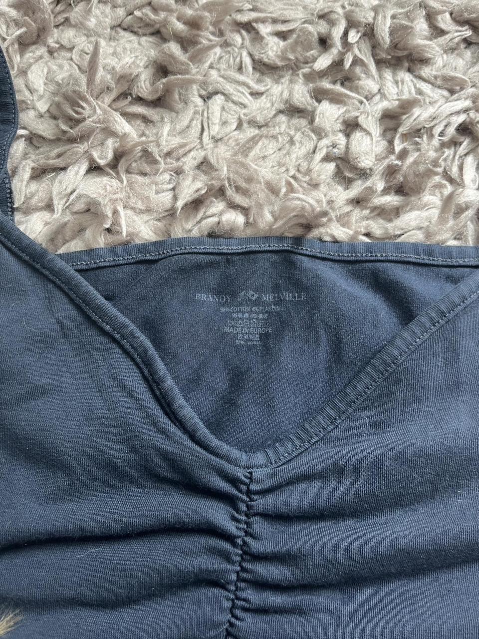 brandy melville navy archie tank not available... - Depop