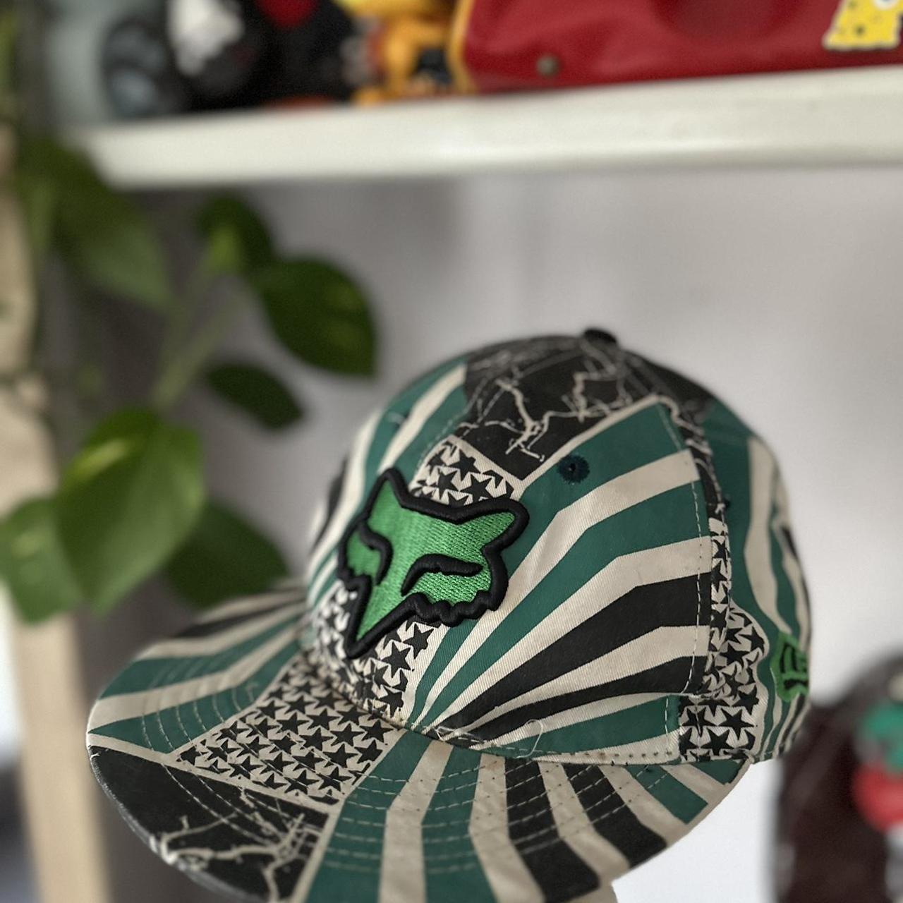 Fox racing green cap Size small - Depop