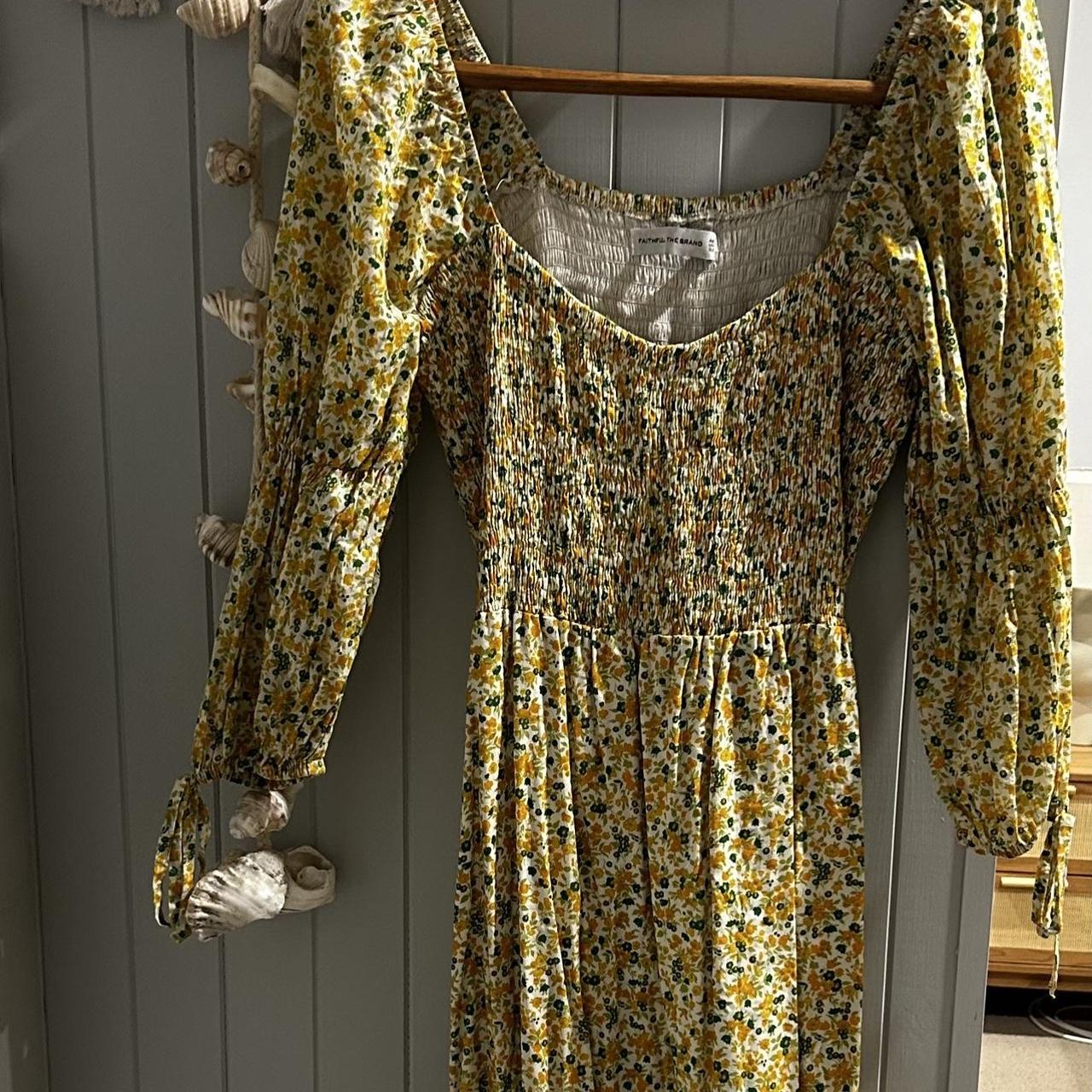 Faithfull the Brand Floral Maxi Dress Size... - Depop