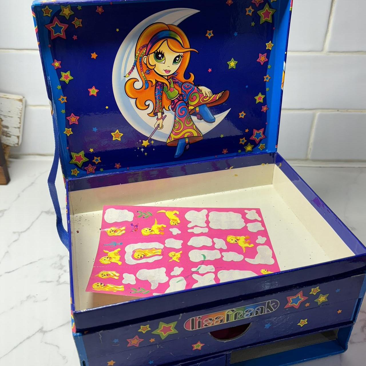 Vintage Lisa Frank Star Girl Stationary Box (Missing... | Depop
