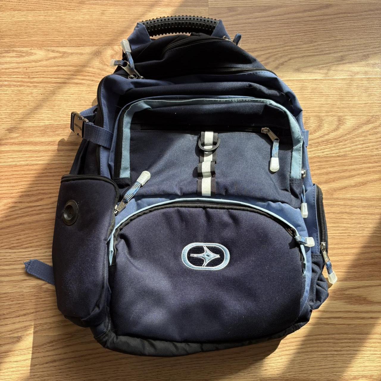 Supper cool 2000s East Sport navy blue backpack, too... | Depop