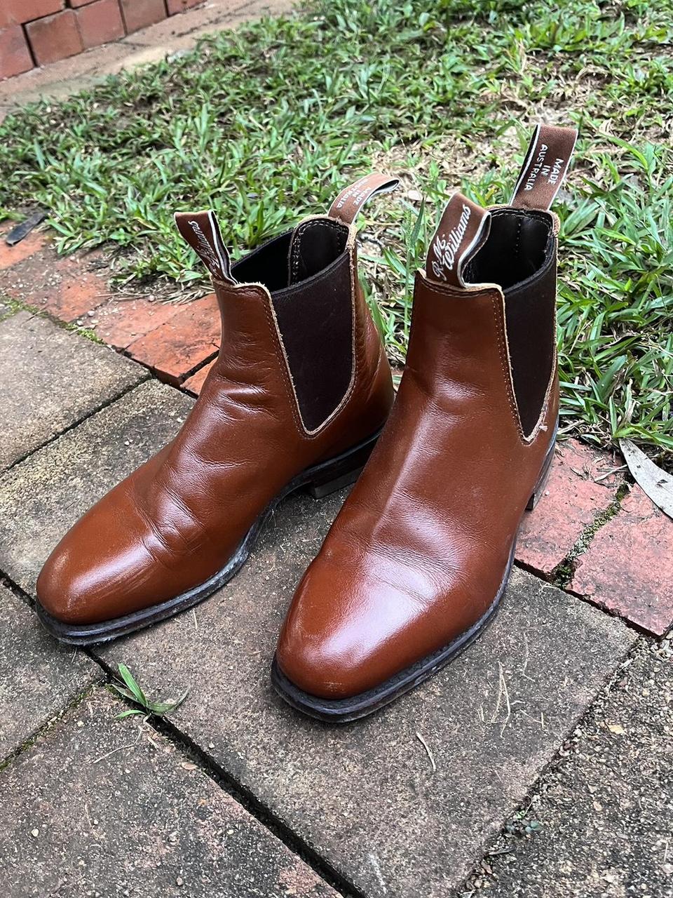 RM Williams Boots. Gorgeous caramel brown colour.... - Depop