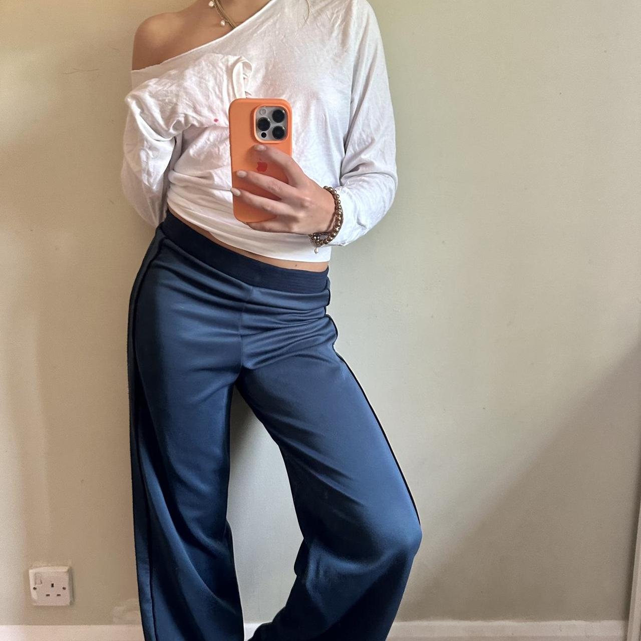 Zara trackies Sports style Blue Brand new never... - Depop