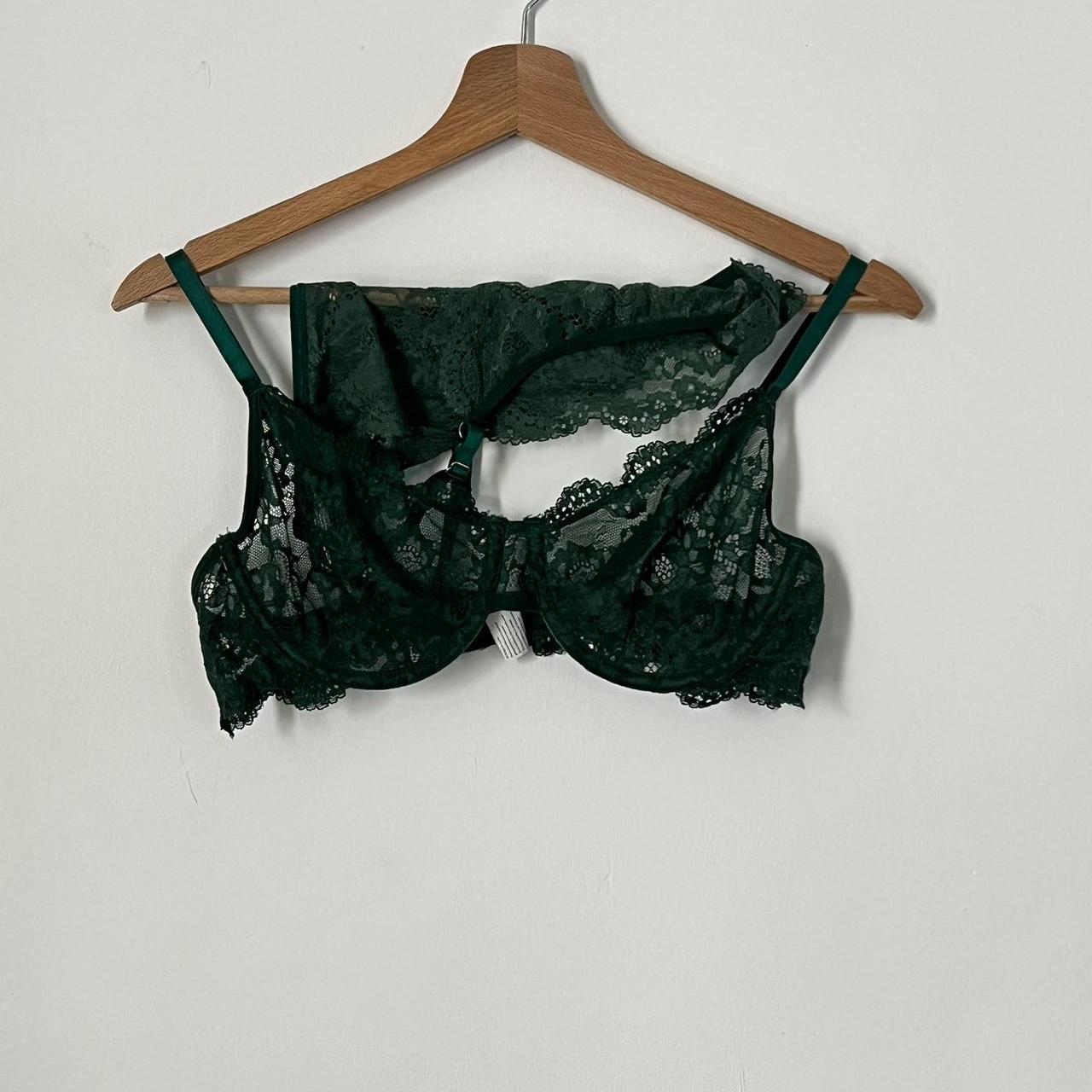 AvidLove dark green lingerie set with adjustable